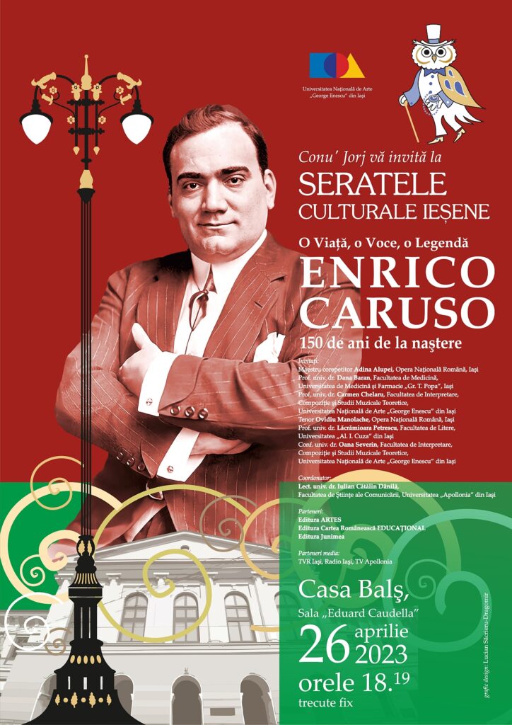 O VIAȚĂ, O VOCE, O LEGENDĂ - ENRICO CARUSO -150 de ani de la naștere ...